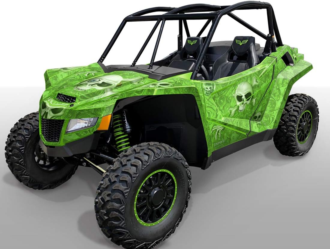 Amazon.com: Graphics Kit for Textron Wildcat XX - Bright Green Head ...