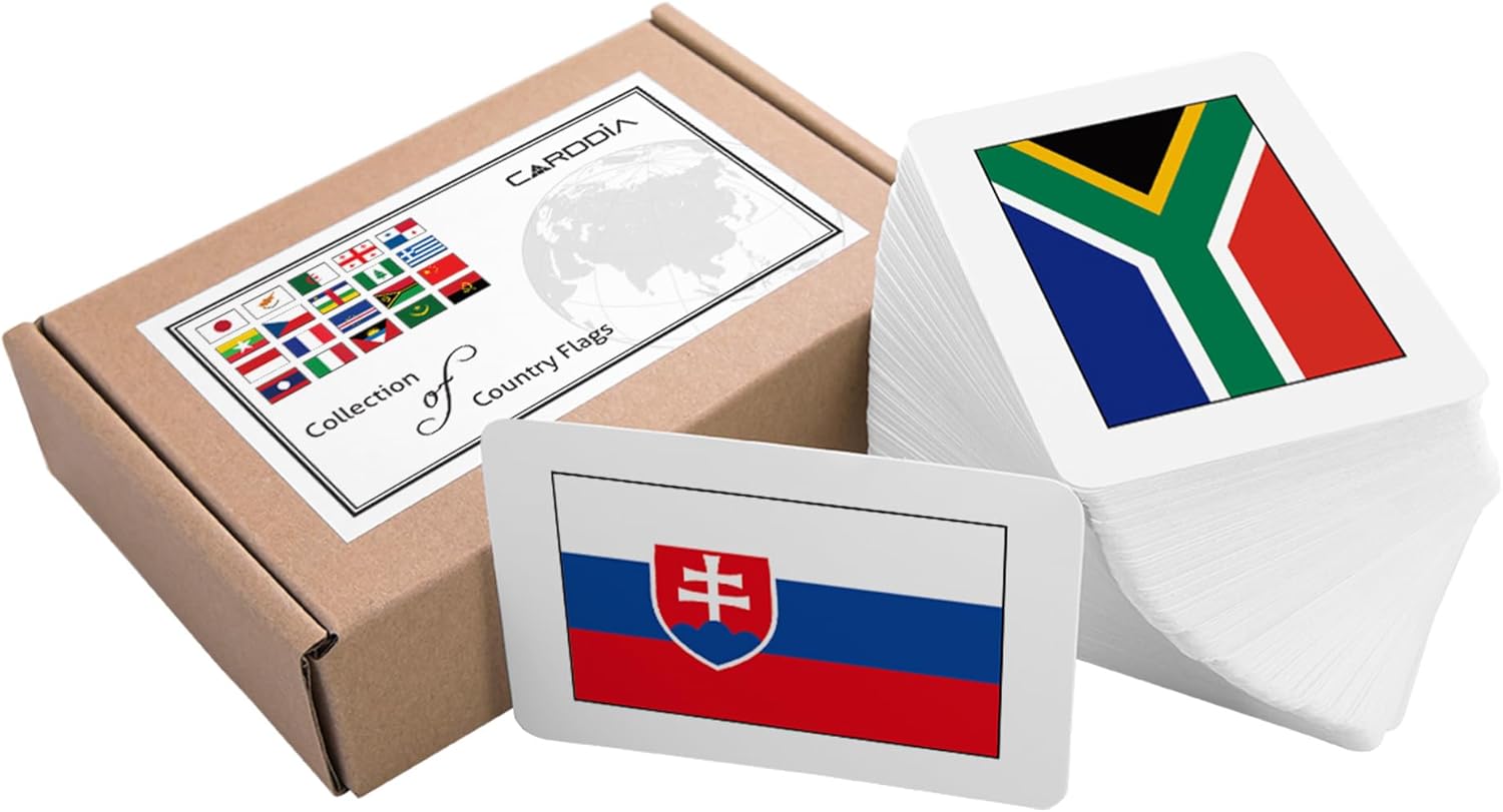 Collection of Country Flags Educational Flashcards (Premium full set ...