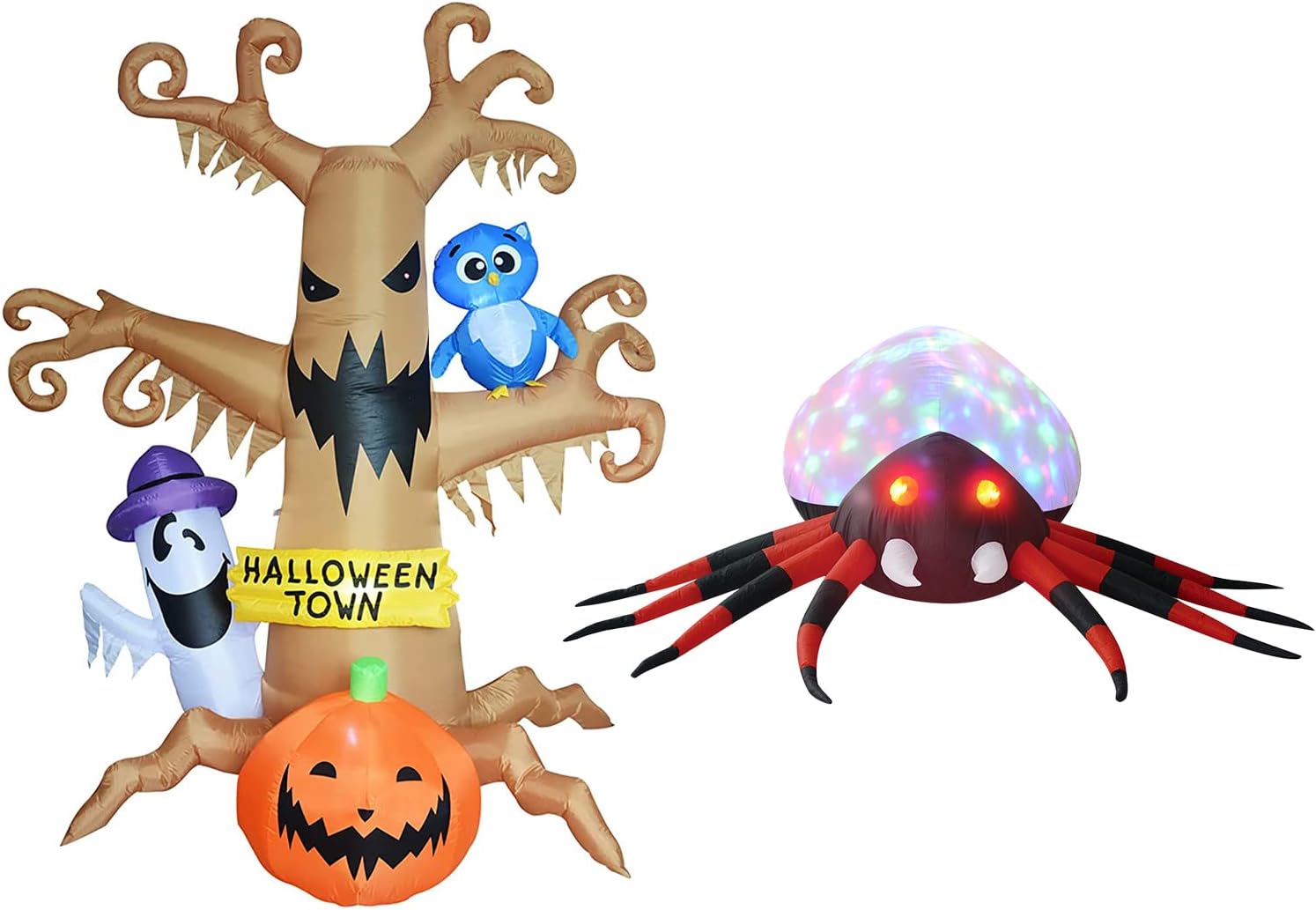 Amazon.com: GOOSH 4FT Red Spider and 8FT Dead Tree : Patio, Lawn & Garden