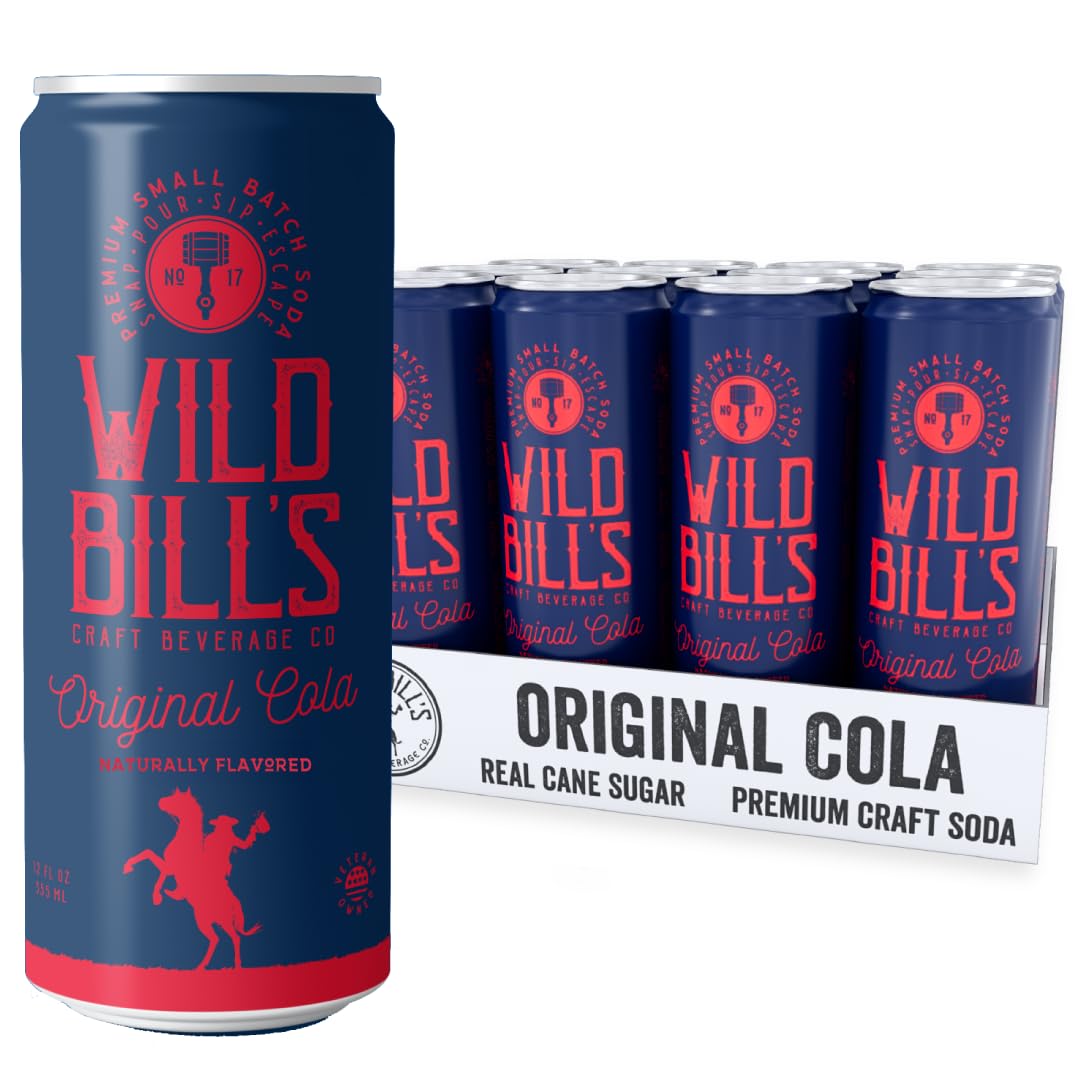 Amazon.com: Wild Bill's Original Cola Soda Classic Craft Soda Pop Soft ...