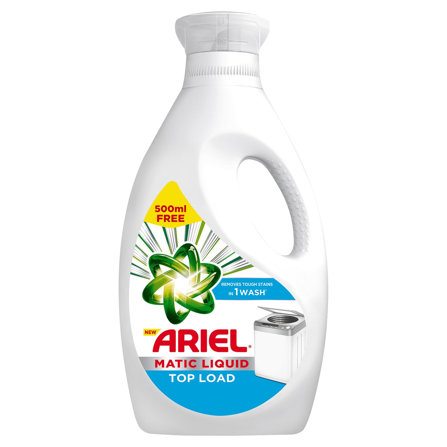 Ariel Matic Liquid Detergent Top Load 2 Ltr + 500 MilliLitre Free ...