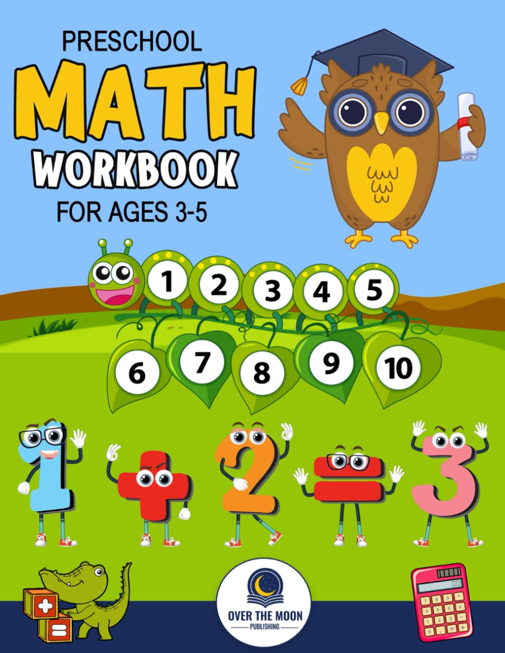 Preschool Math Workbook for Kids Ages 3-5: A Beginner Math Activity ...