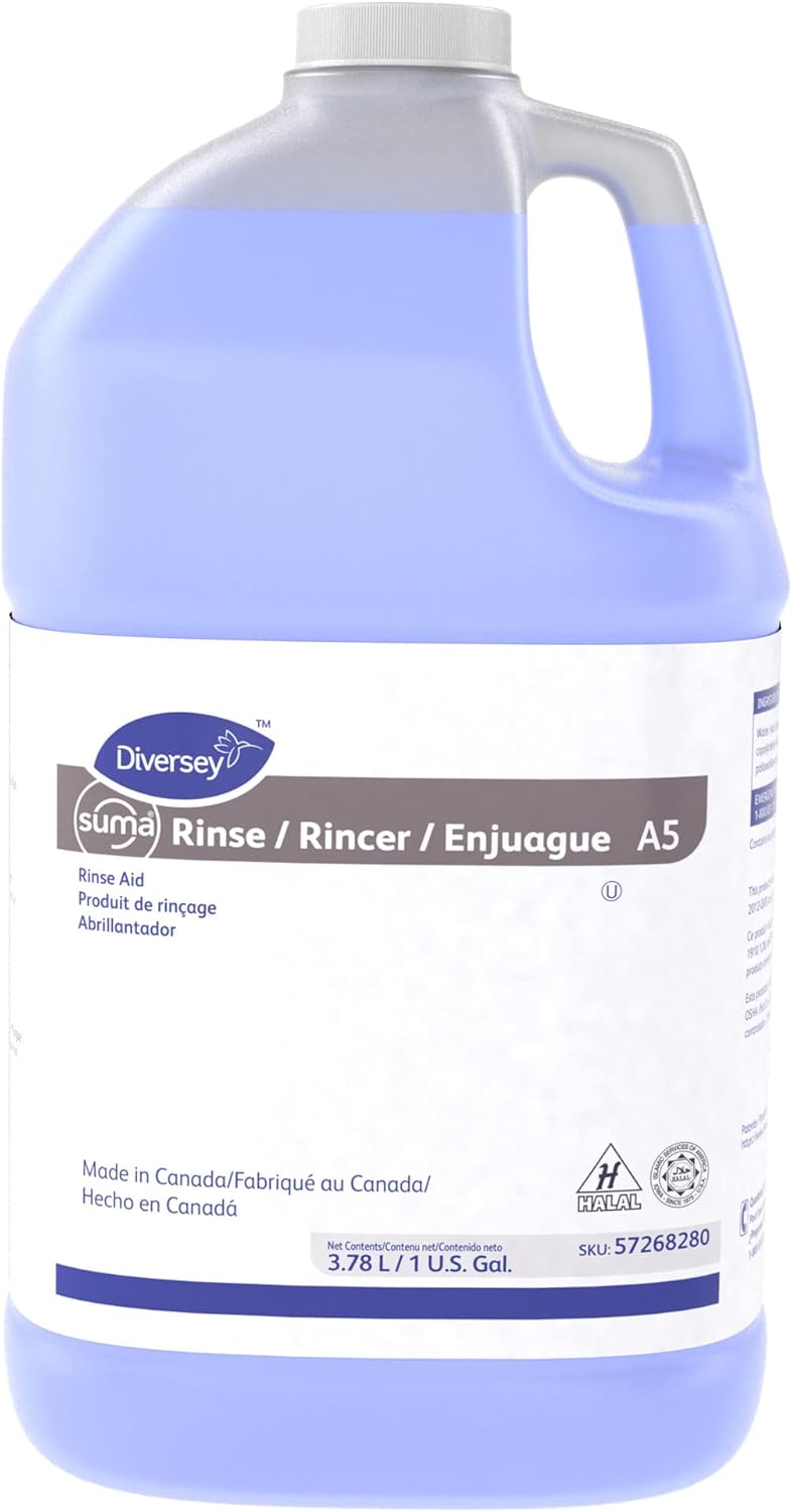 Amazon.com: Diversey Suma Rinse Aid Liquid, Unscented, 128 oz (1 Gallon ...