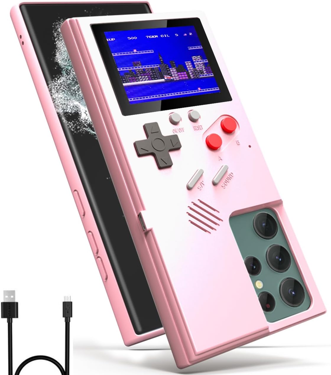 Amazon.com: Gameboy Phone Case for Samsung Galaxy S22 Ultra,Handheld ...