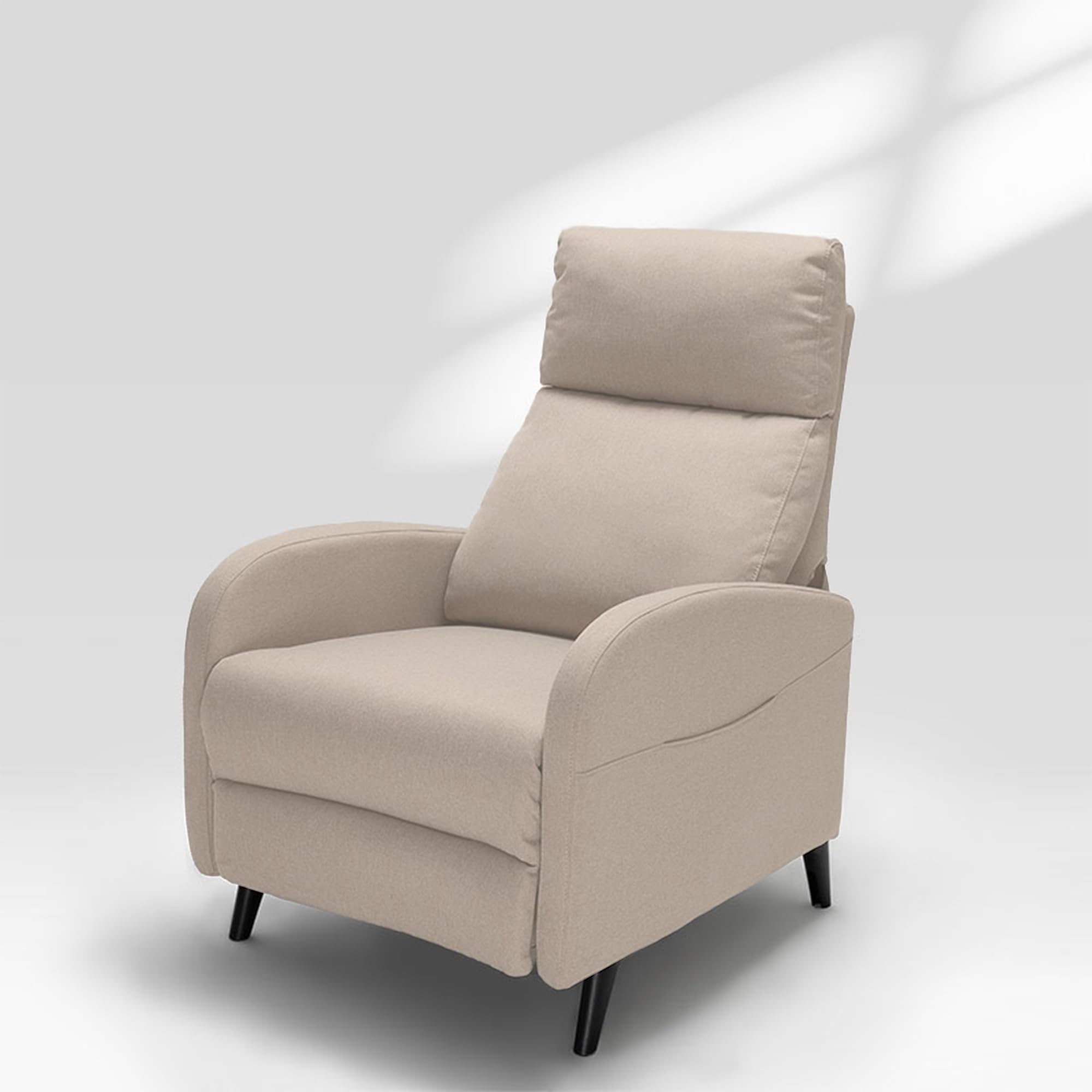 FLEXISPOT Recliner Chair Single Padded Seat Wing Back Reclining ...