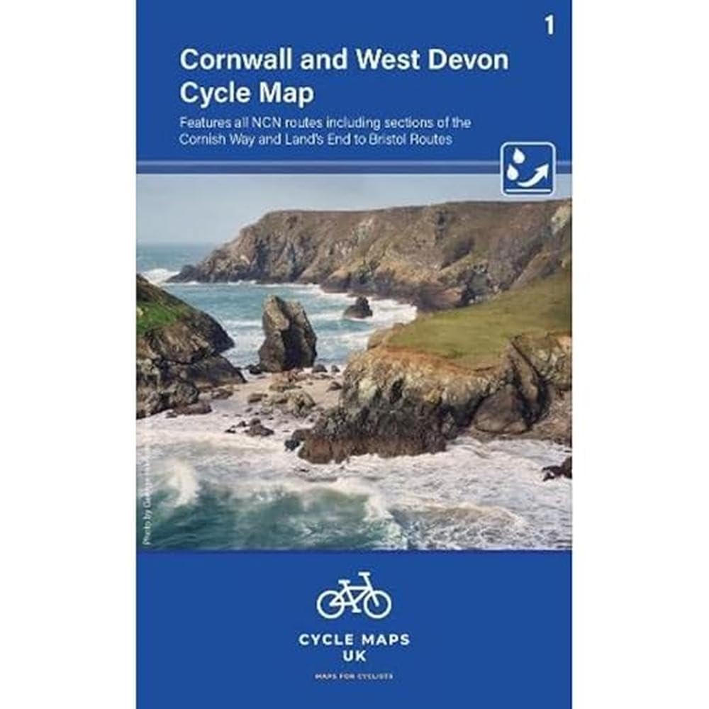 Cornwall & South Devon Cycle Map 1 (Cycle Maps UK): Cycle Maps UK ...