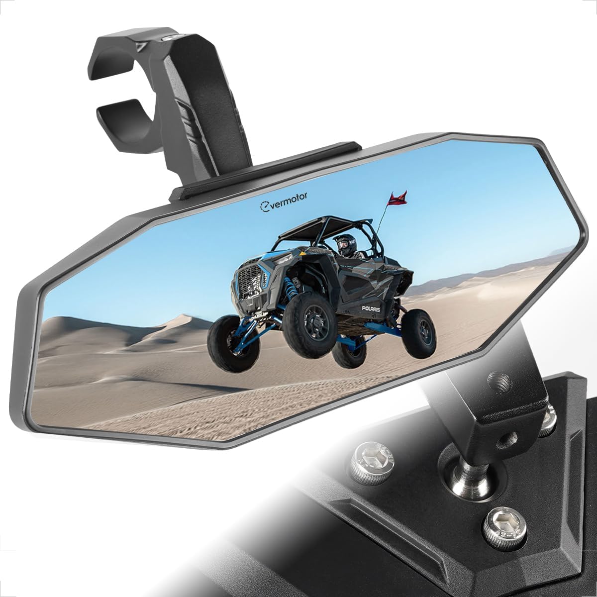 Amazon.com: Esploratori UTV Rear View Mirror, SXS Center Rearview ...
