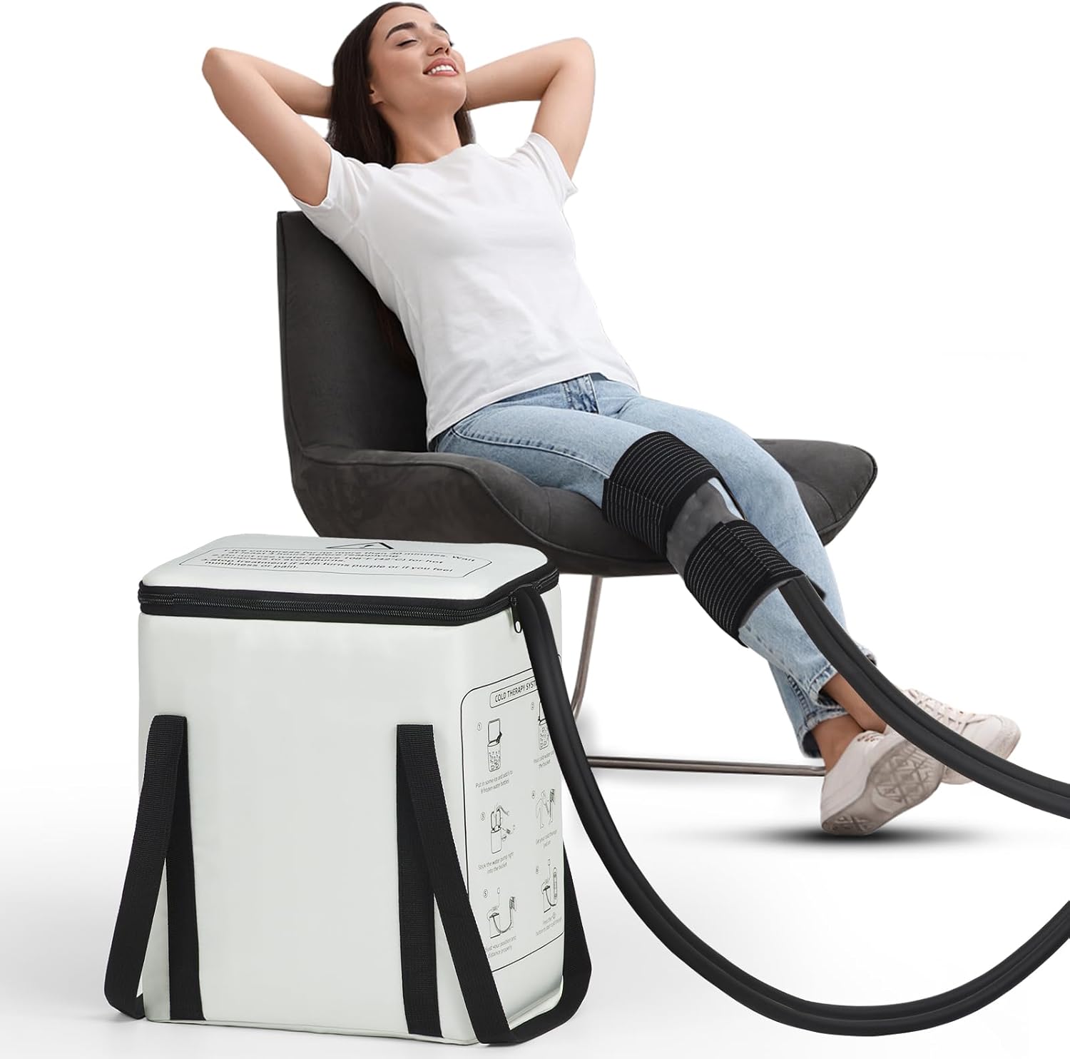 Amazon.com: MOSTCLOUD Ice Machine for Knee After Surgery, 19QT Cold ...