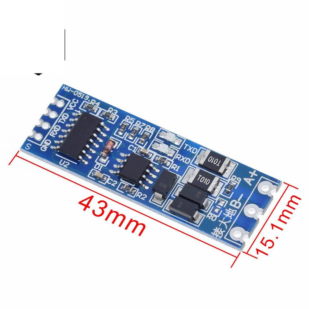 Buy TTL Turn to RS485 Module 485 to Serial UART Level Mutual Conversion Hardware Automatic Flow ...