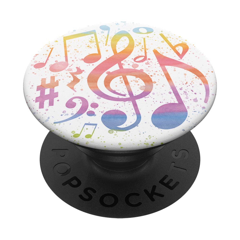 Rainbow Music Notes Symbols
