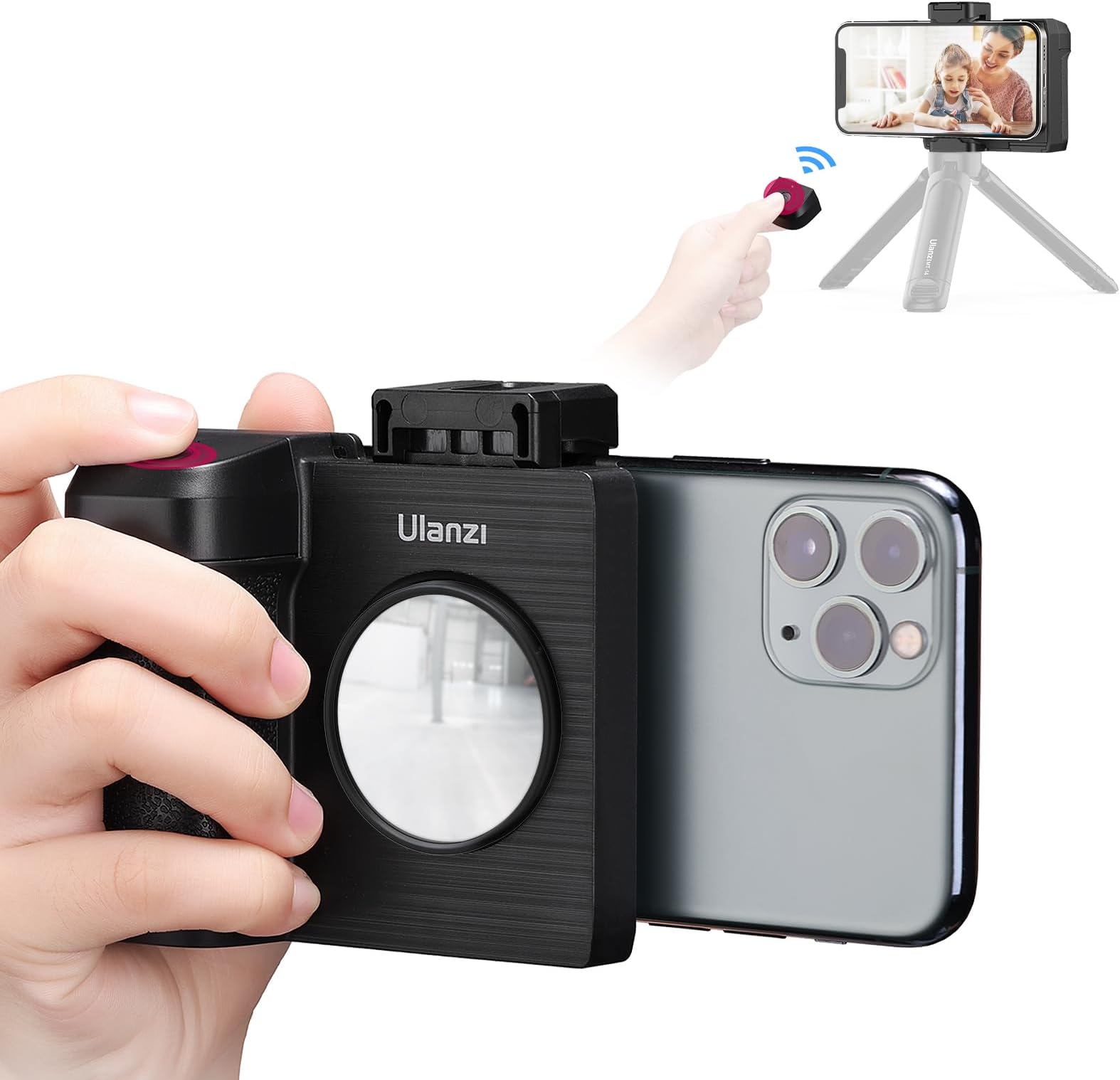 Amazon.com: UURig CG01 CapGrip II Smartphone Camera Grip Holder w ...
