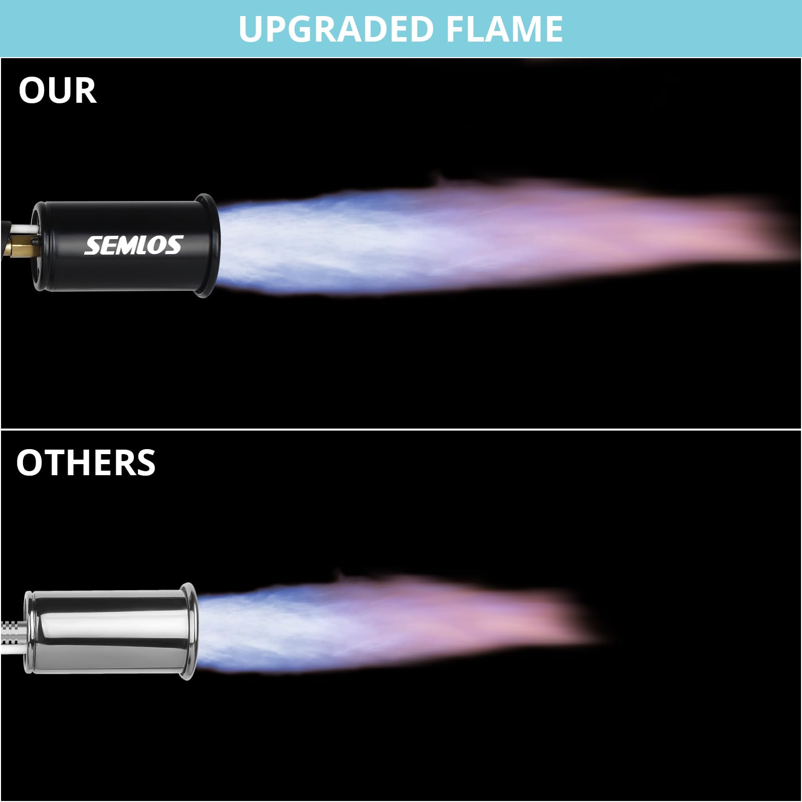 Snapklik.com : SemLos Powerful Cooking Propane Torch - Adjustable Flame ...