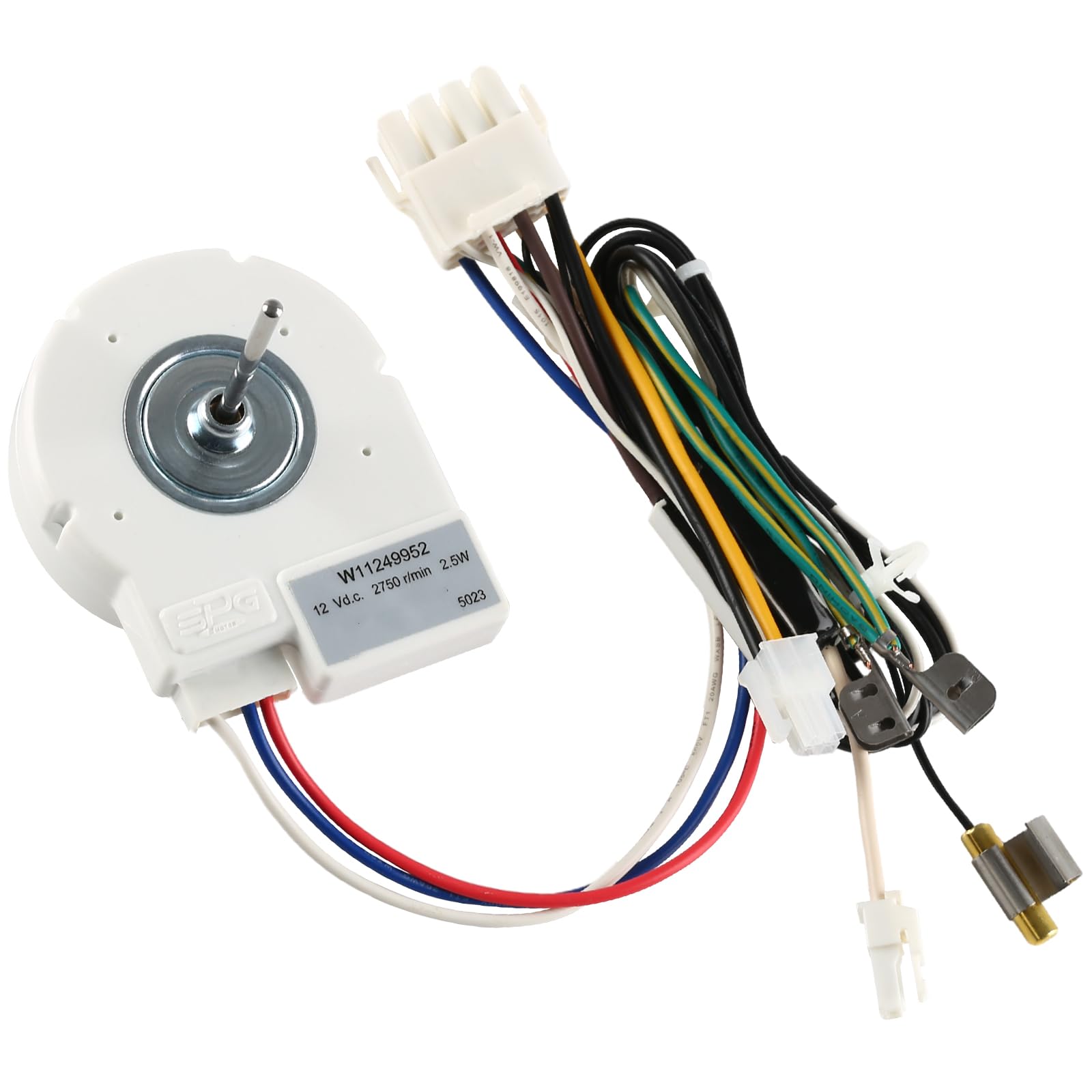 Amazon.com: W11249952 Evaporator Fan Motor Compatible with Whirlpool ...