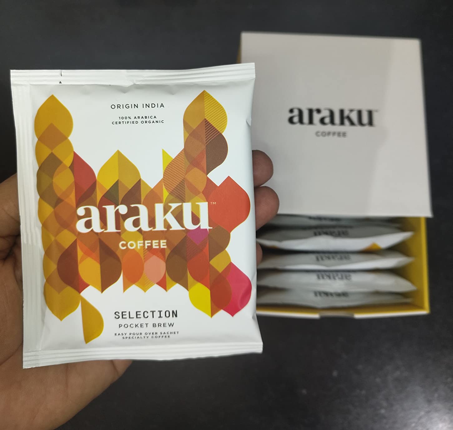 ARAKU Coffee - Selection Pocket Brew - Freshly Roasted 100% Arabica Medium Dark Roast Ground ...