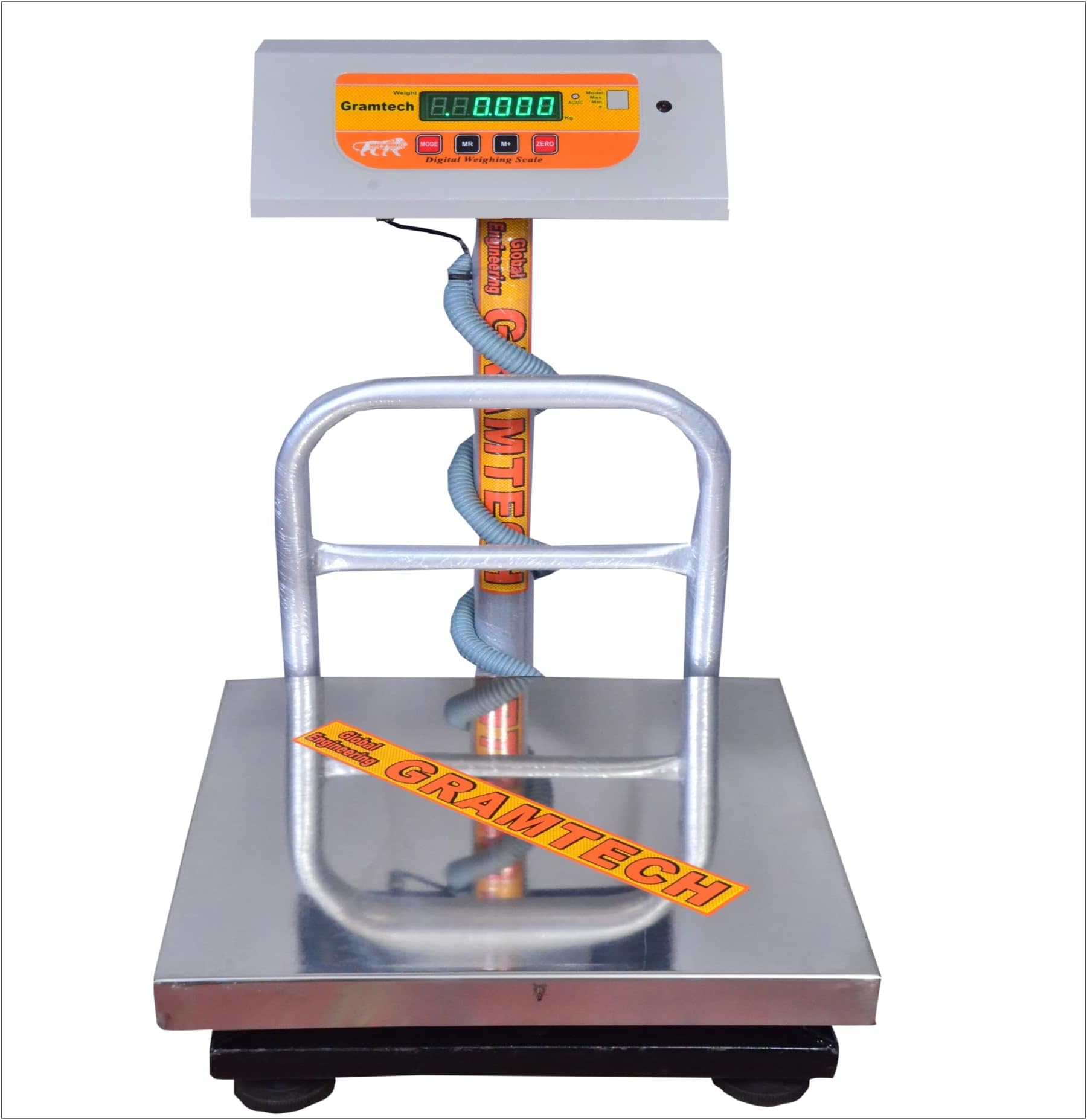 GTECHNOLOGY Weighing Scale 50kg x 2g Weight Machine for Shop, Factory ...
