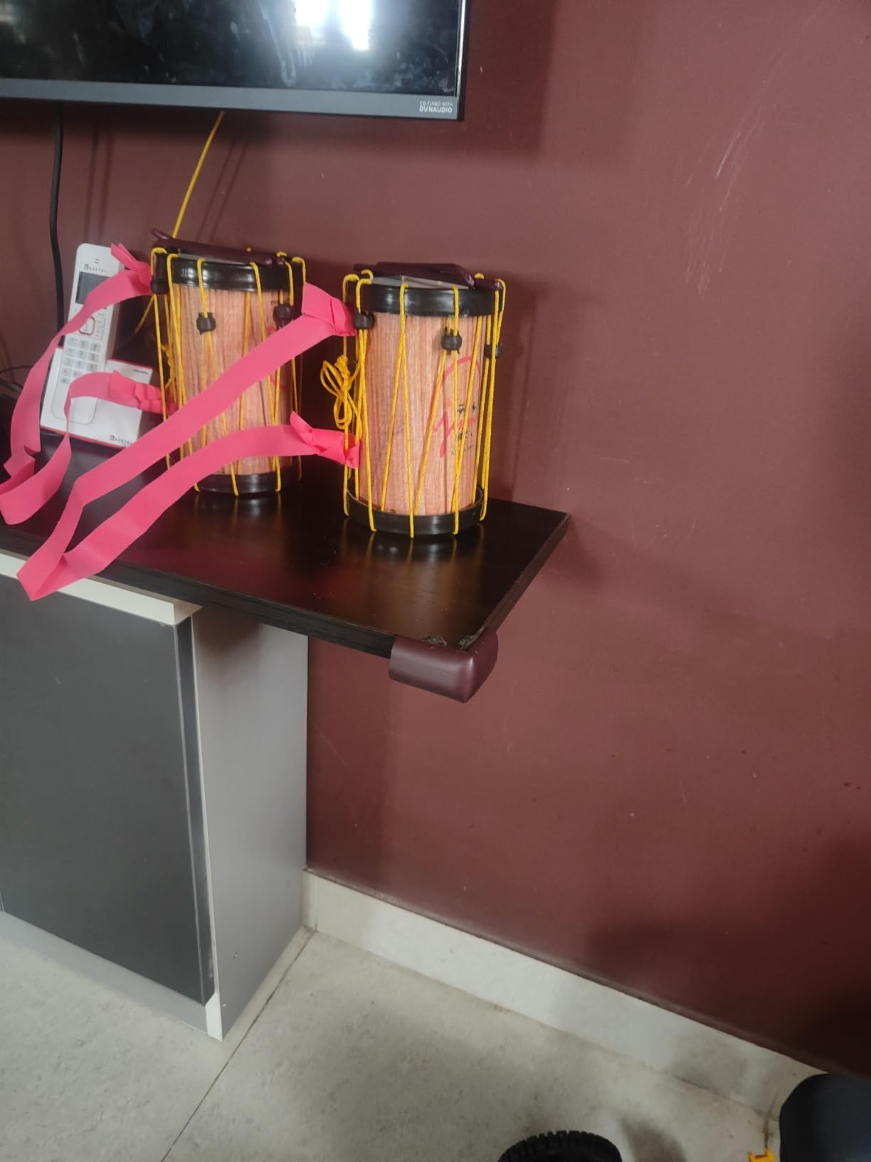 AZATTO Set of 2 Indian Made Musical Drums Chenda Dhol Toys for Kids ...