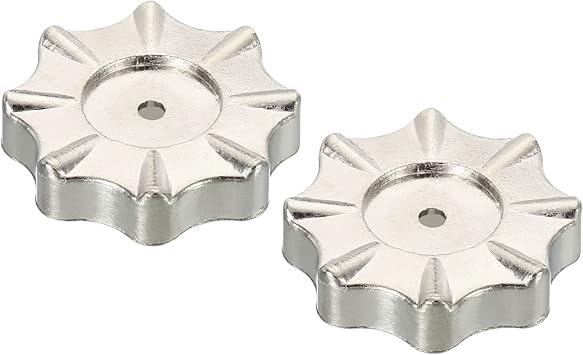 PATIKIL Round Wheel Handle, 2 Pack Faucet Handles Refrigerant Manifold ...