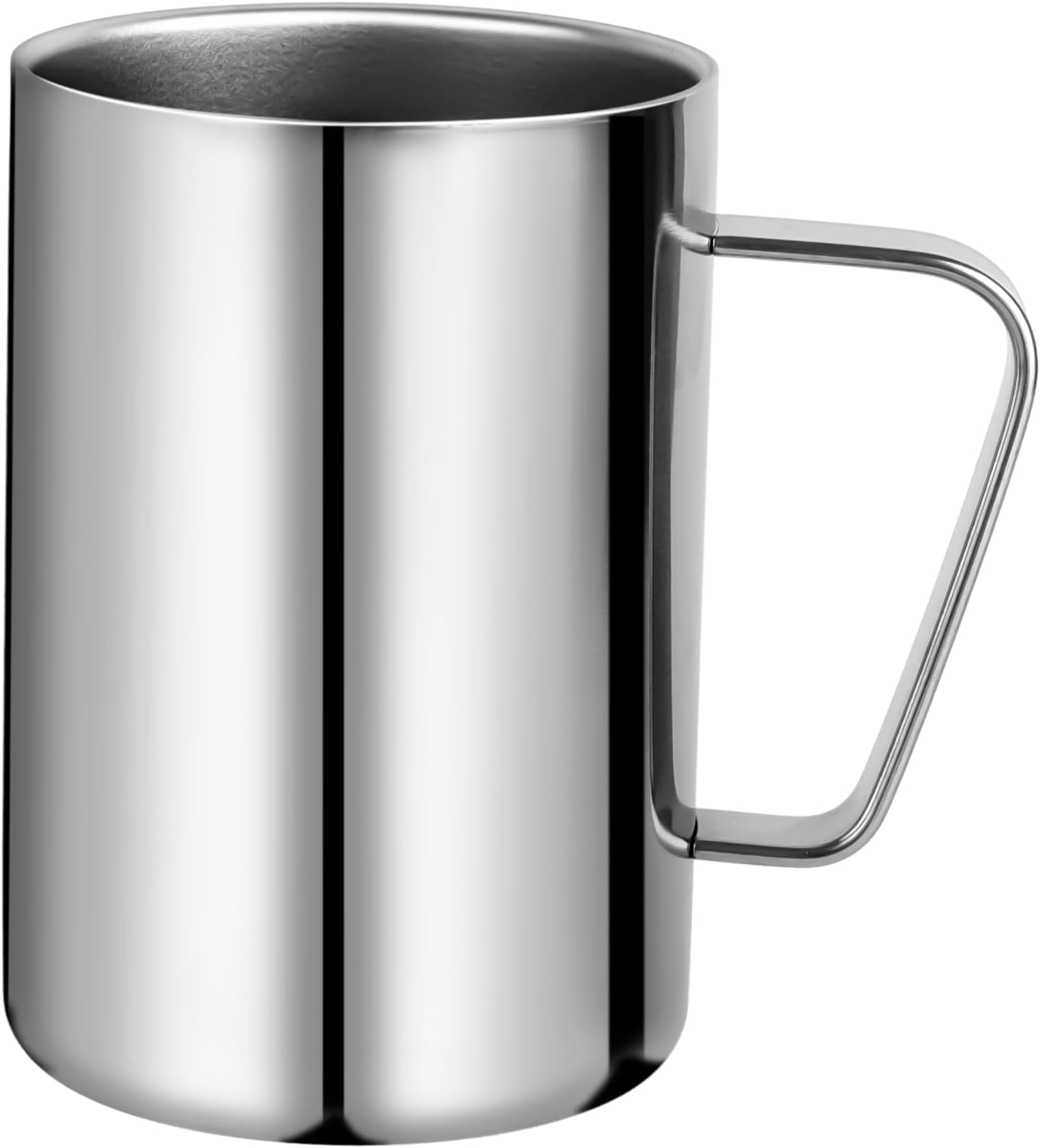 Amazon.com | Stainless Steel Double Walled Mugs: 100% BPA Free,15 oz ...