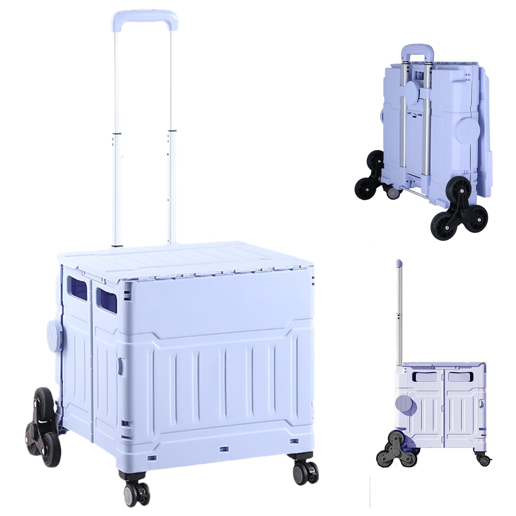 Snapklik.com : Collapsible Rolling Crate