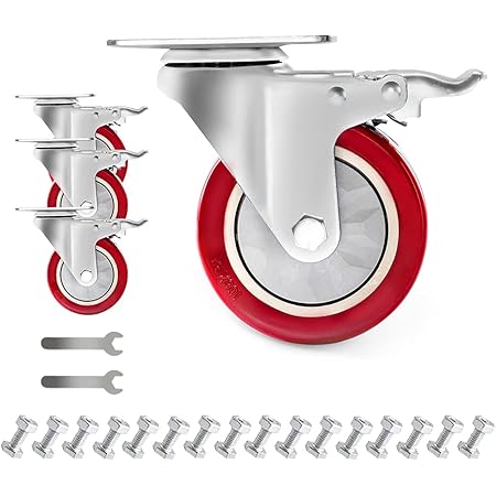Amazon.com: StarTech.com Heavy Duty Casters for Server Racks/Cabinets ...