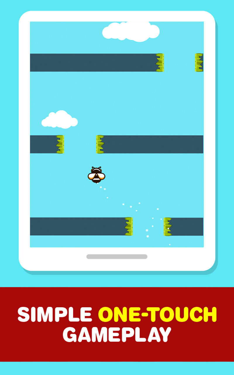 Honey Bee - Casual One Touch Insect Fun Sky Maze Jump Runner Smash ...