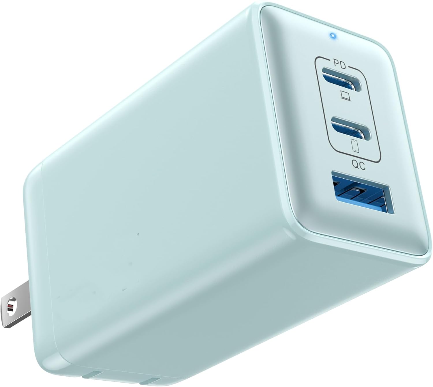 Amazon.com: 128W USB C Charger,GaN III Foldable Compact Wall Charger,3 ...