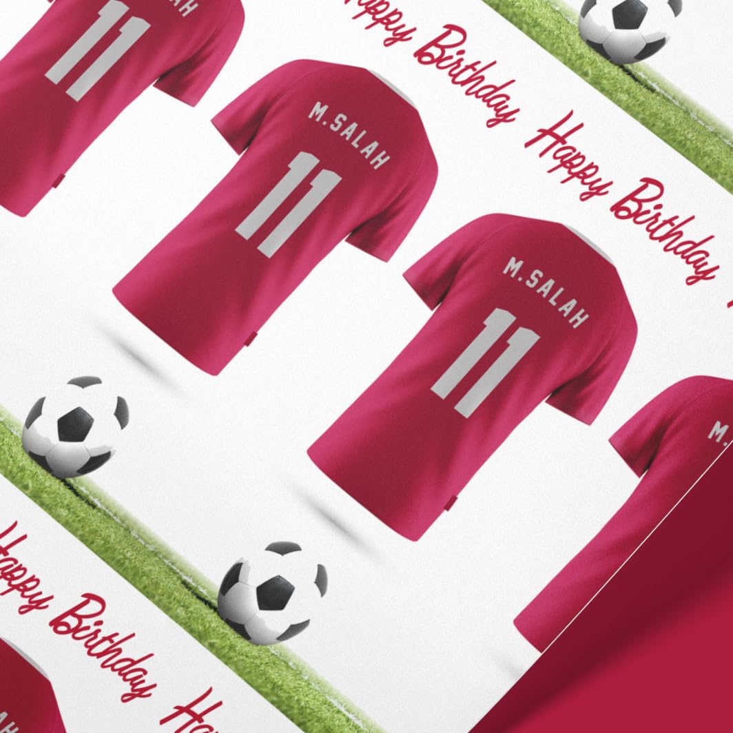 Gift Wrap 4 U Liverpool Themed football jersey Gift Wrapping ...
