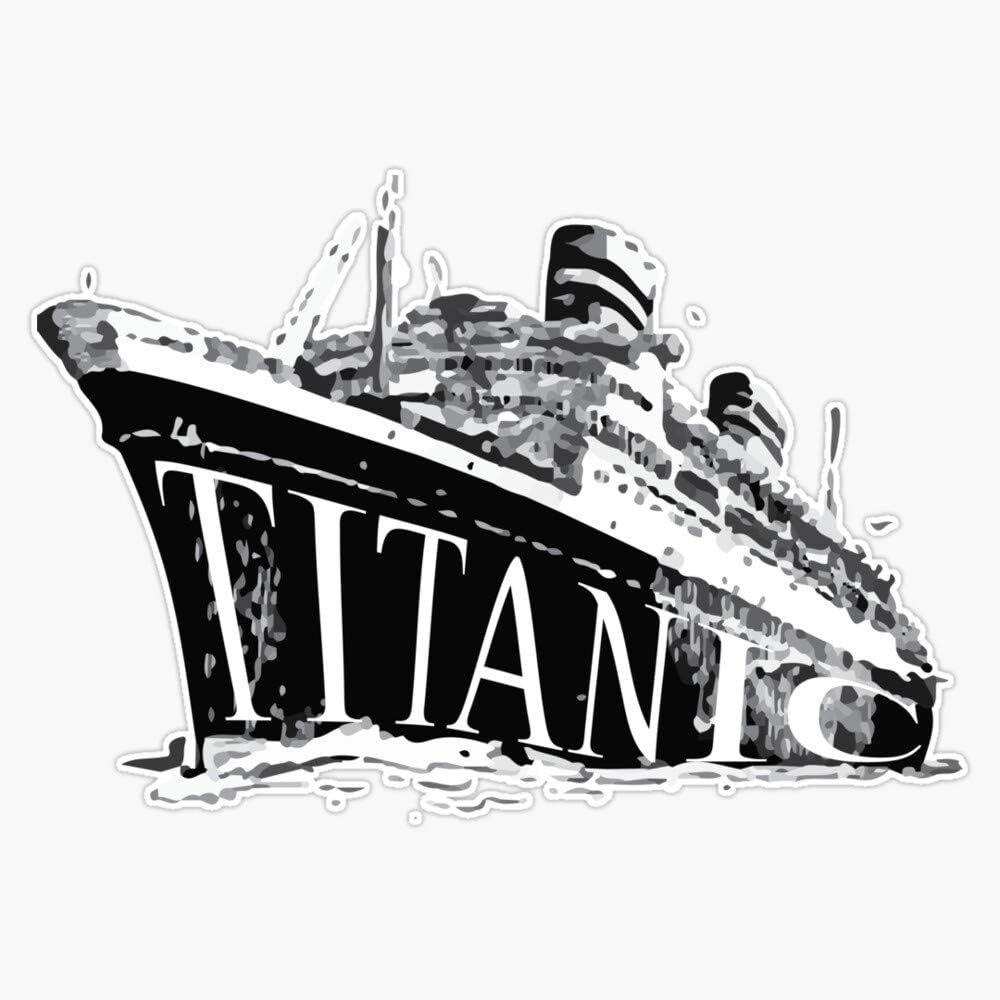 Amazon.com - Titanic Historical Graphic Vinyl Waterproof Sticker Decal ...