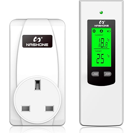 SENSTREE Wireless Temperature Controlled Outlet, Digital Plug in ...