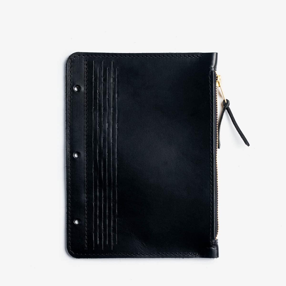 Amazon.com : Premium Leather Zipper Binder Pockets for 5.5 x 8.5 ...