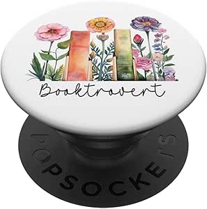 Amazon.com: Aesthetic Floral BookTrovert Reading Book Bookish Bookworm ...