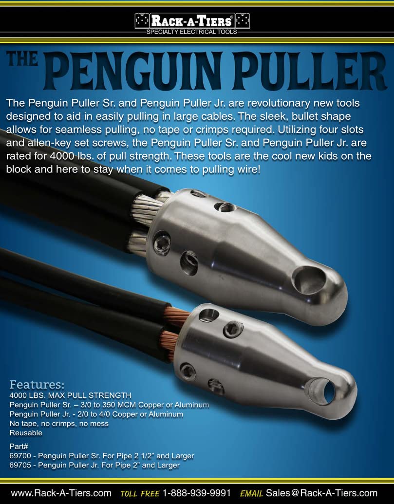 Wire Pulls Penguin Puller - Wire Pulling Attachment - Rack-A-Tiers Wire ...
