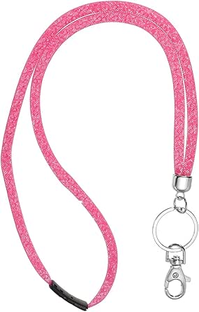 Amazon.com: PATIKIL Bling Keychain Lanyards, Crystal Lanyard Strap Keys ...