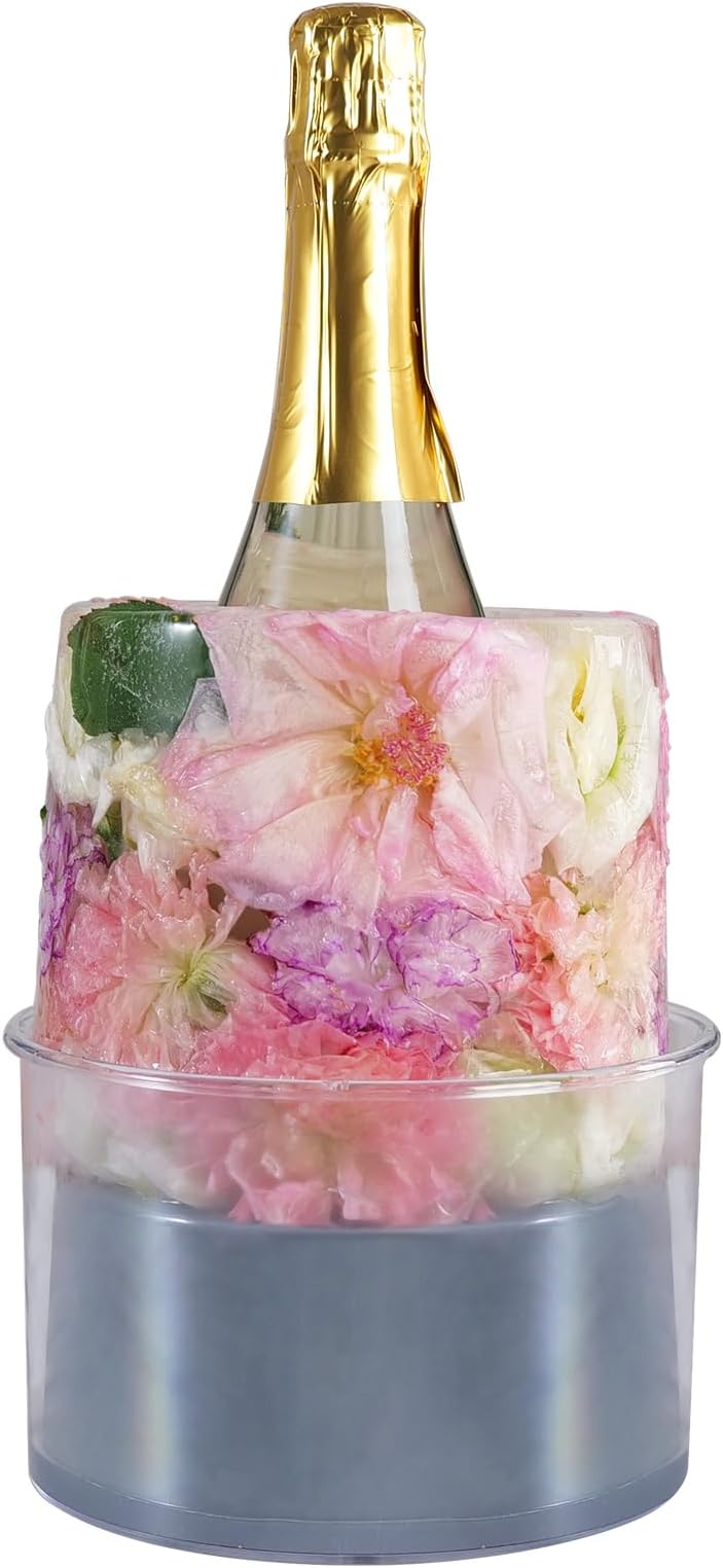 Amazon.com: Ice Mold Wine Chiller, DIY Ice Mold Wine Bottle Chiller ...