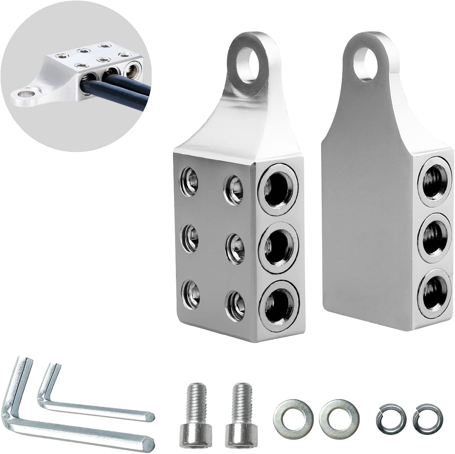 Amazon.com: Young Dance Post Battery Terminals 8 AWG up to 4/0 AWG ...