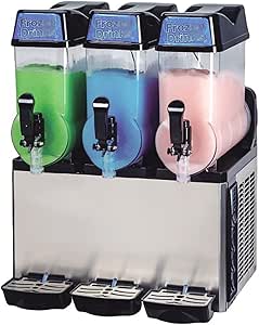 Slushy Machine, 36L Triple Bowl Margarita Frozen Drink Maker, Stainless ...