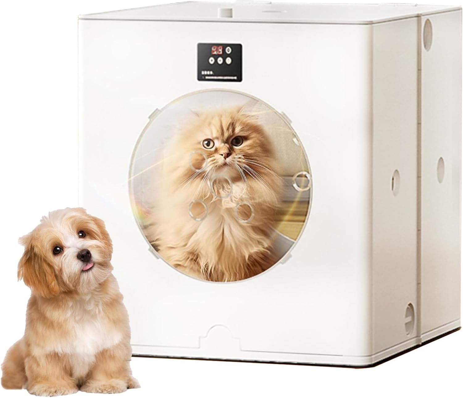 Amazon.com: Dailatu Foldable Automatic Pet Dryer Box for Cats and Small ...