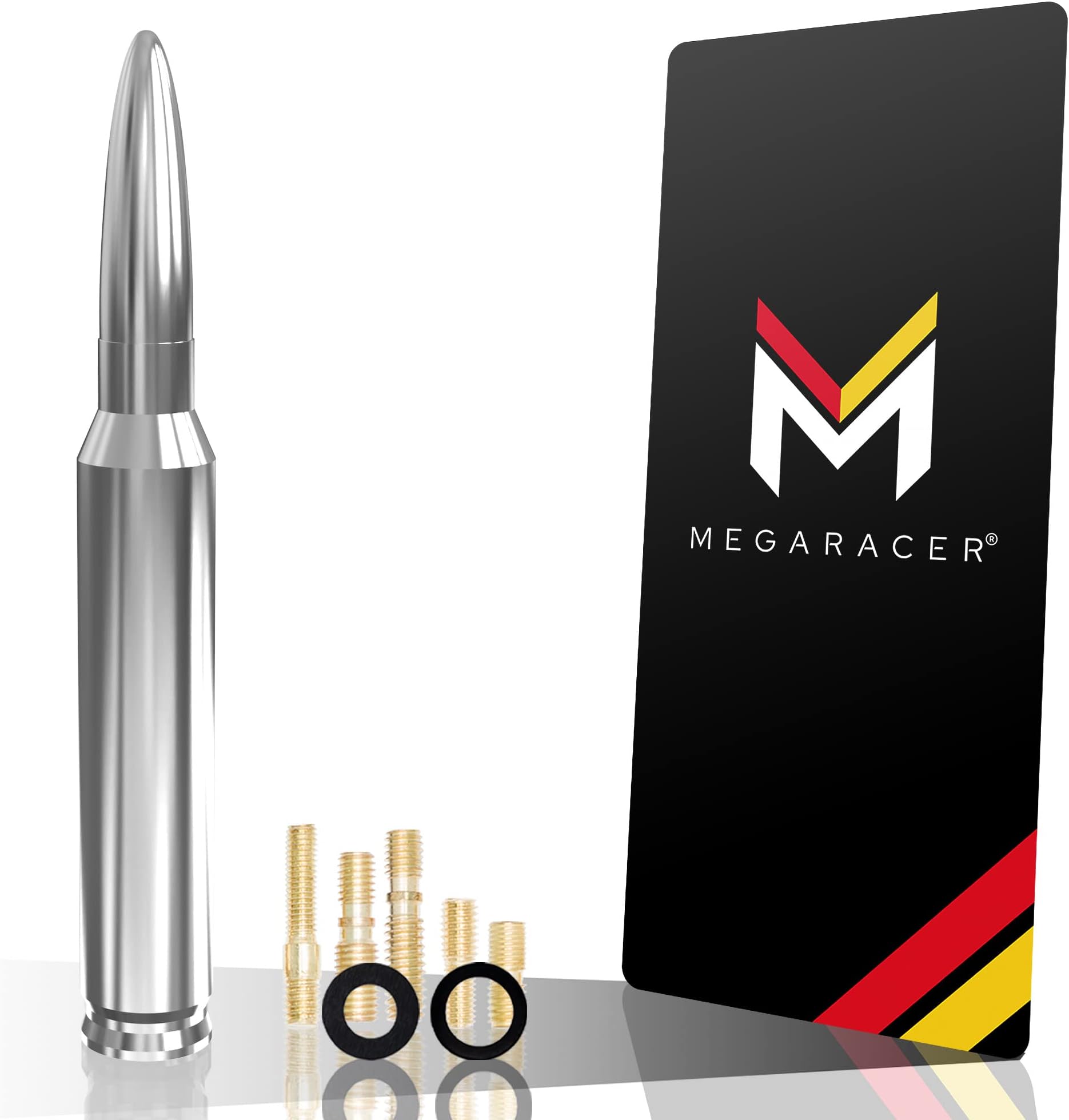 Amazon.com: Chrome Stubby Antenna mast 50 Cal Fit for car Track Antenna ...