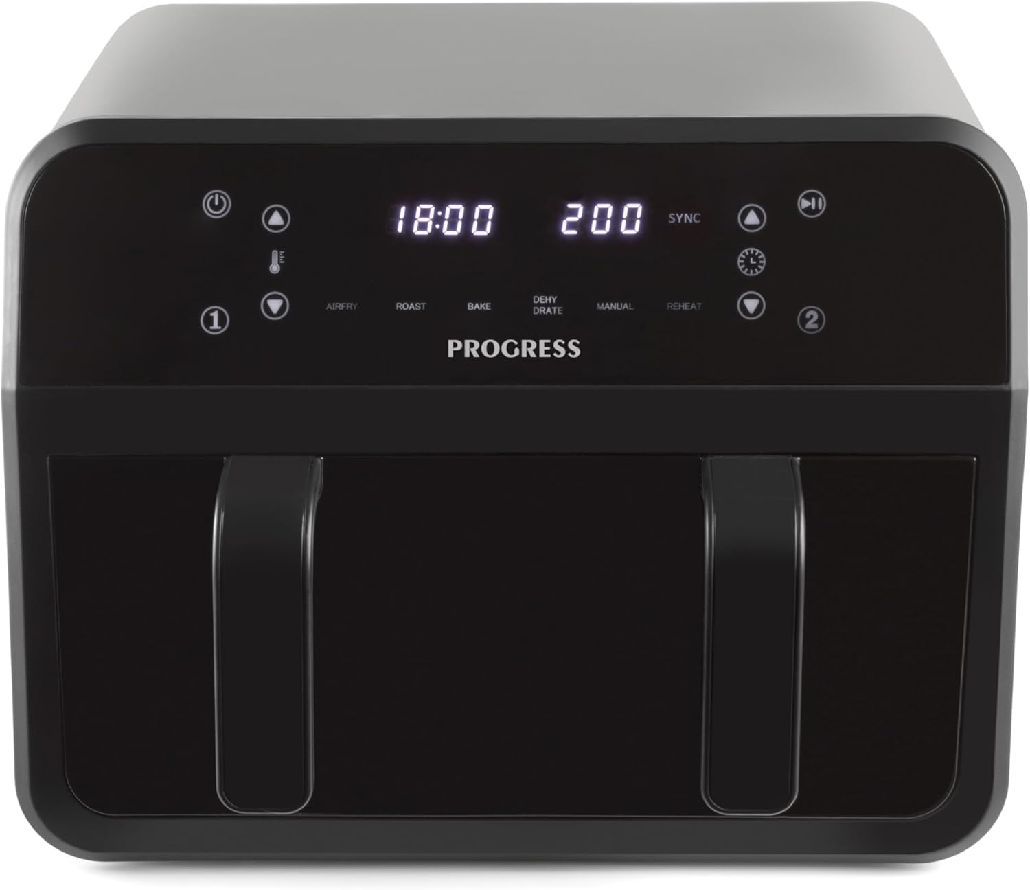 Salter Friteuse Sans Huile XXL 7L 2300W, Airfryer 2 Compartiments avec ...