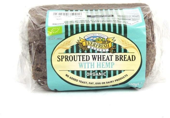 Everfresh Bakery Organic Sprouted Wheat Bread with Hemp 400g : Amazon ...