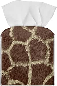 Amazon.com: Coldinair Giraffe Skin Print Tissue Box Cover,Square PU ...