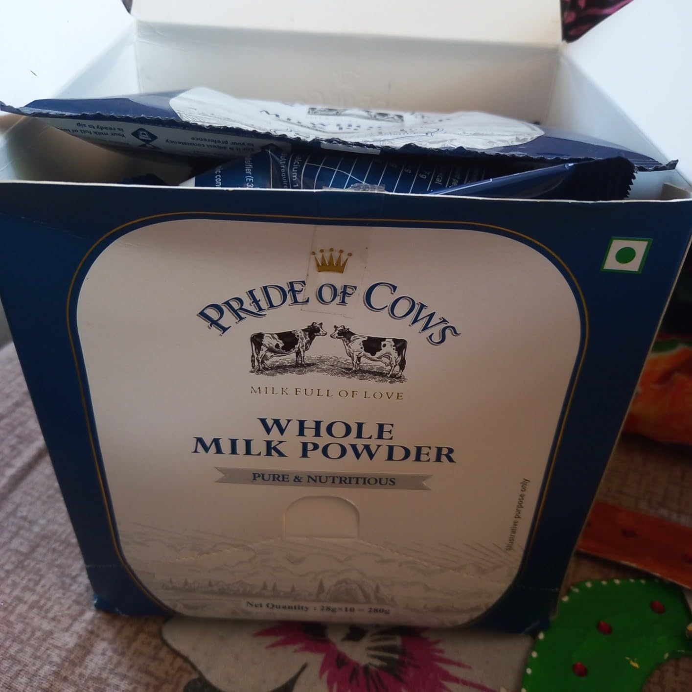 Pride Of Cows WHOLE MILK POWDER | 280gm | Single Origin | Untouched by ...