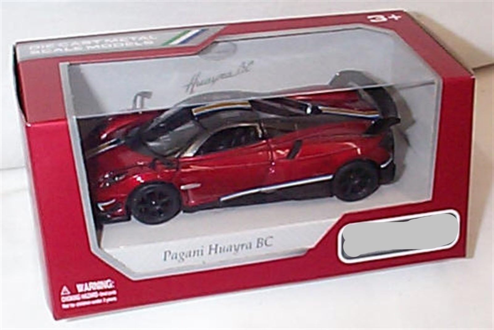 Corgi K’INSMAR’T Pagani Huayra BC dark red car pull back and go action ...