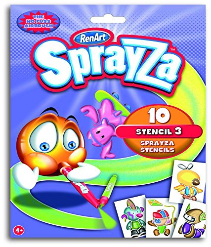 Buy Ren Art Sprayza Urban Stencil, Red Online at Low Prices in India ...