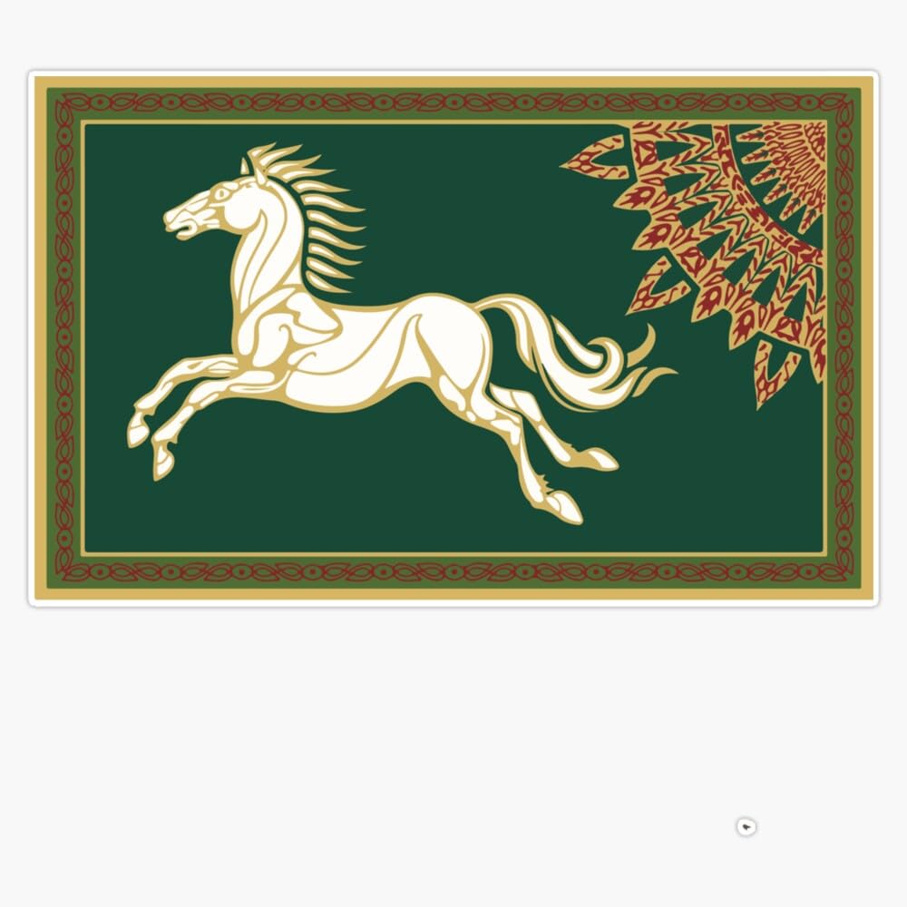 Amazon.com - Flag of Rohan Sticker Vinyl Decal Bumper Sticker 5"
