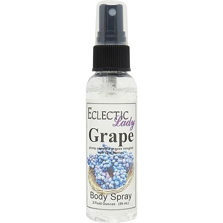 Amazon.com : Eclectic Lady Original Strength Grape Body Spray - Paraben ...