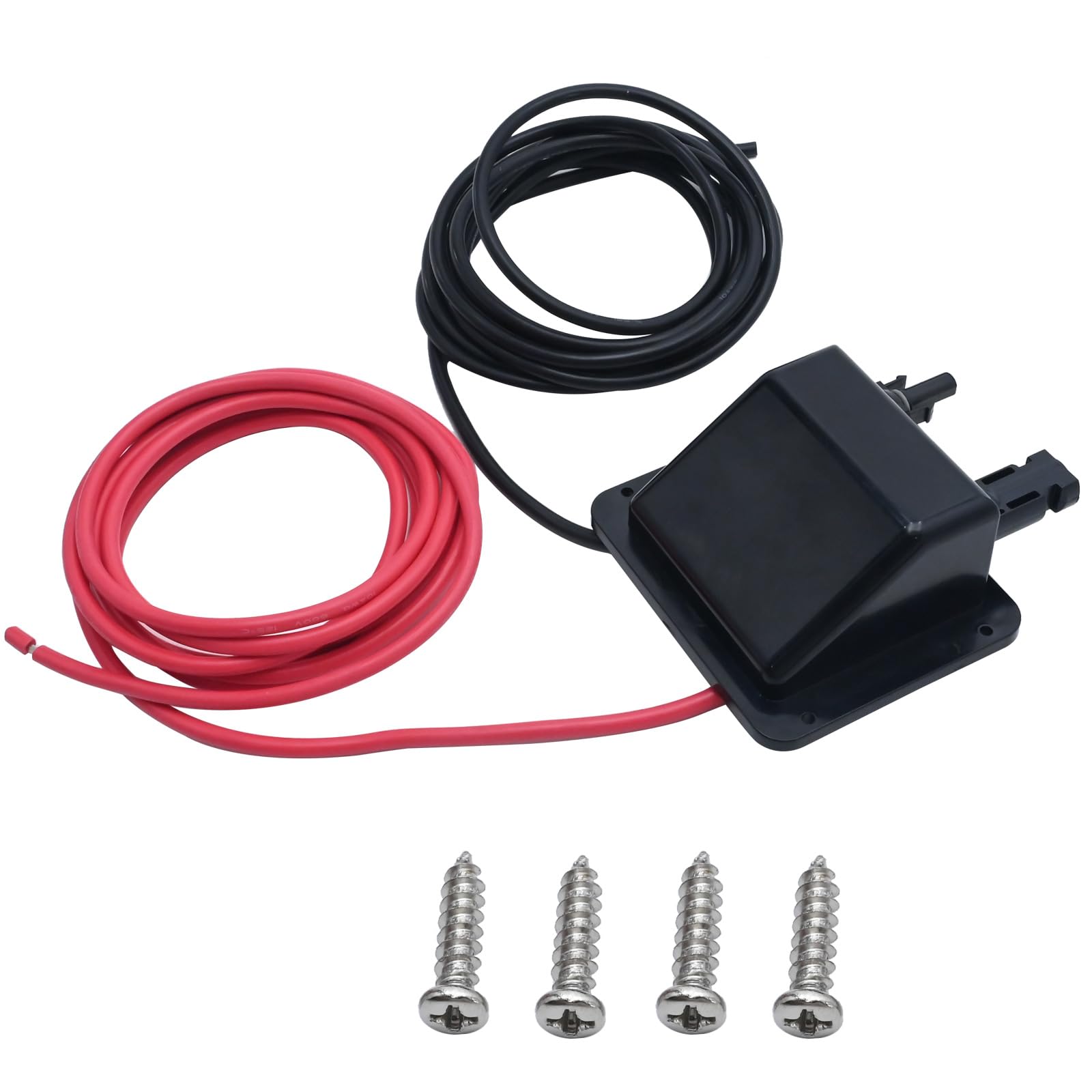 Snapklik.com : Black Solar Cable Entry Gland Box, 10FT 10AWG Soft Solar ...