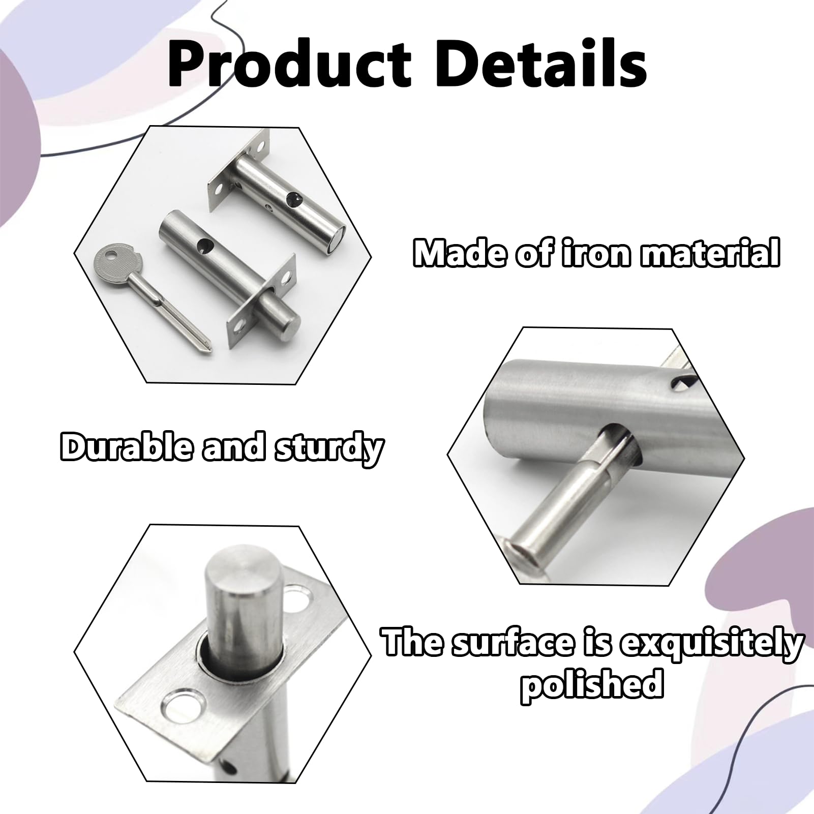 Internal Door Lock, Door Security Rack Bolt, Mortice Door Bolts ...