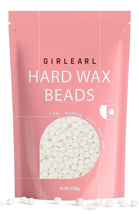 Amazon.com : GIRLEARLE 1lb Wax Beads for Hair Removal - Unscented Hard Wax Beads Refill for ...