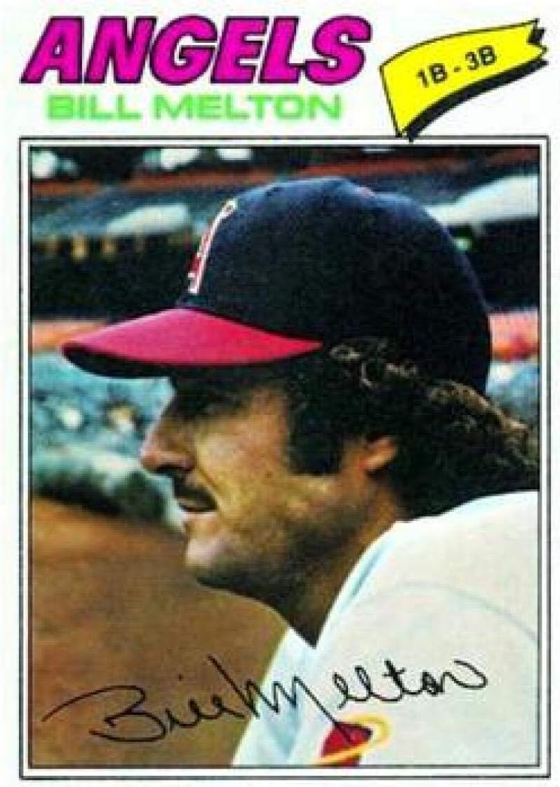 Amazon.com: Baseball 1977 Topps #107 Bill Melton VG Angels ...